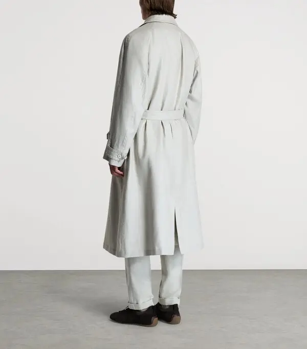 Dunhill Linen Archive Trench Coat