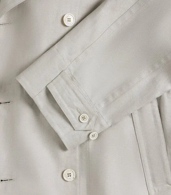 Dunhill Linen Archive Trench Coat