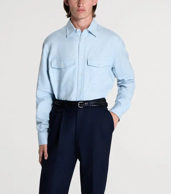 Dunhill Cotton-cashmere Shirt