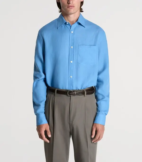 Dunhill Linen Shirt - Blue