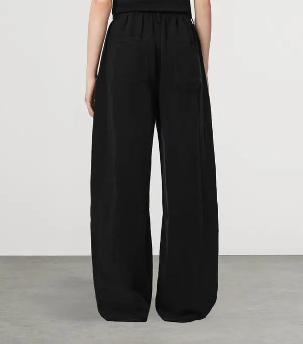 ALLSAINTS Lyocell-linen Jet Wide-leg Trousers