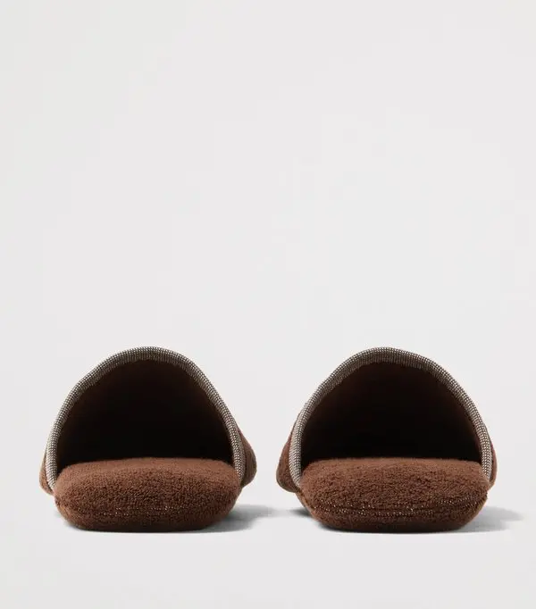 Versace Medusa Cotton Terry Slippers