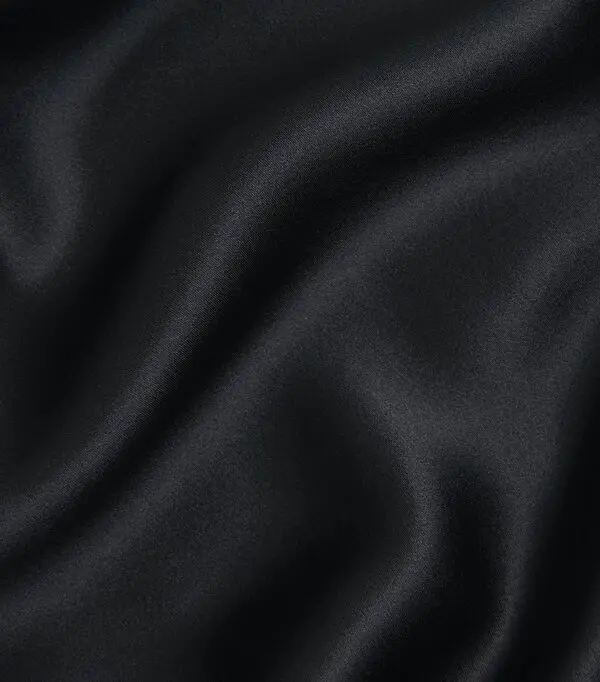Eleventy Silk Satin Long Sleeve Shirt