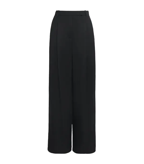 Eleventy Pleated Straight Leg Trousers