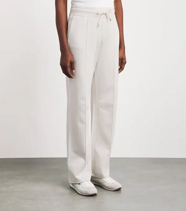 Eleventy Cotton-blend Sweatpants - Ivory