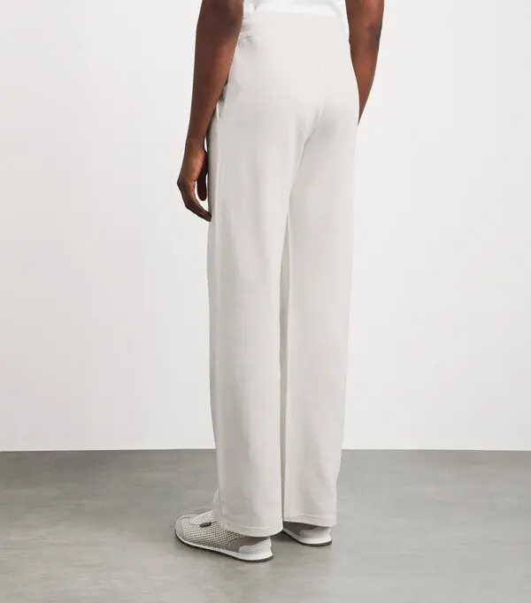 Eleventy Cotton-blend Sweatpants - Ivory