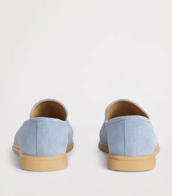 Eleventy Suede Loafers - Blue