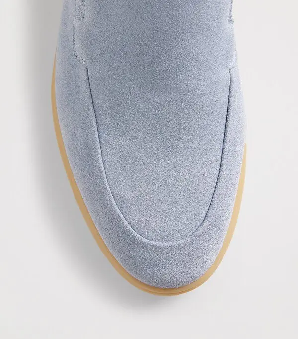 Eleventy Suede Loafers - Blue