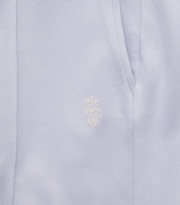 Eleventy Cotton-blend Sweatpants With Piping Detail - Blue
