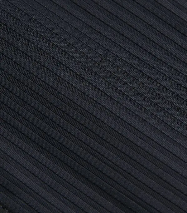 Eleventy Cotton Longline Dress Shirt With Ribbed Plastron