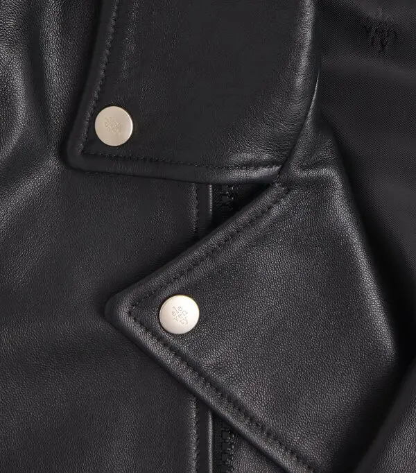 Eleventy Biker Leather Jacket