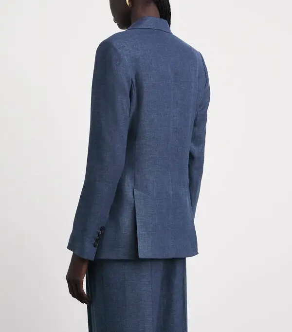 Eleventy Linen-wool-silk Blend Blazer
