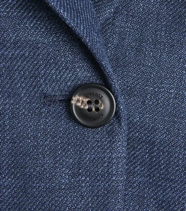 Eleventy Linen-wool-silk Blend Blazer