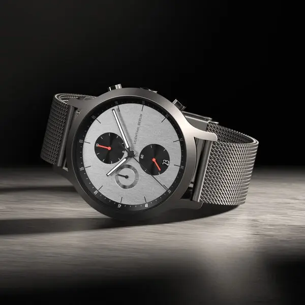Lilienthal Berlin Chronograph Stainless Steel Mesh Watch