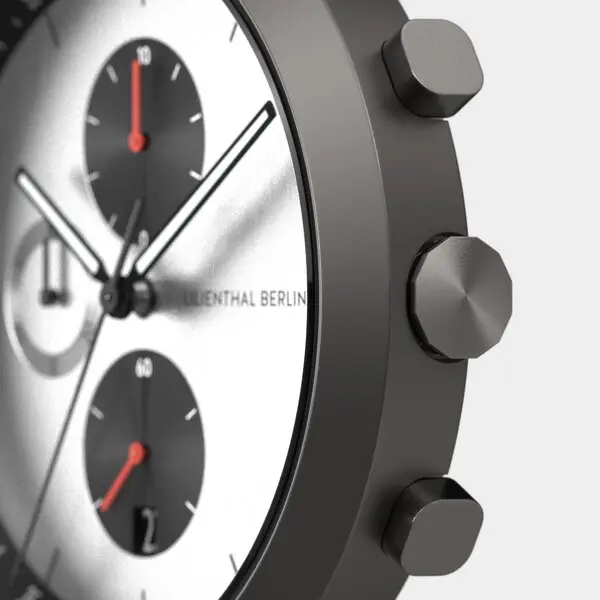 Lilienthal Berlin Chronograph Stainless Steel Mesh Watch