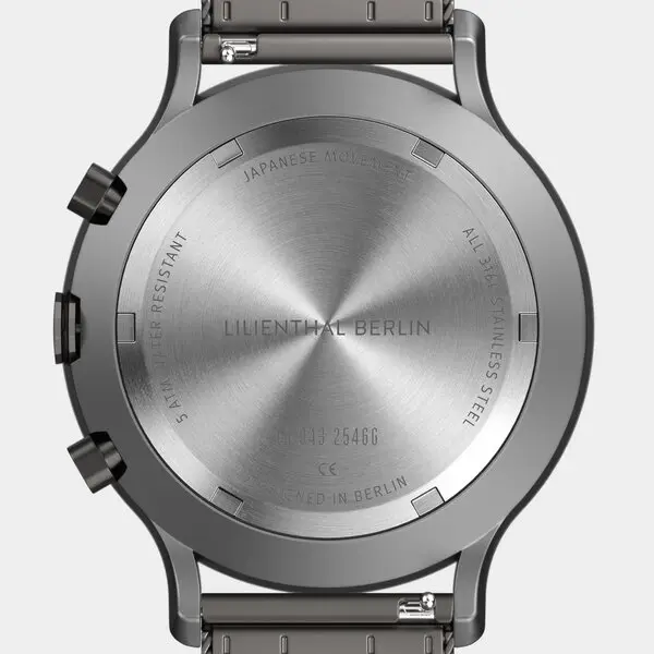 Lilienthal Berlin Chronograph Stainless Steel Mesh Watch