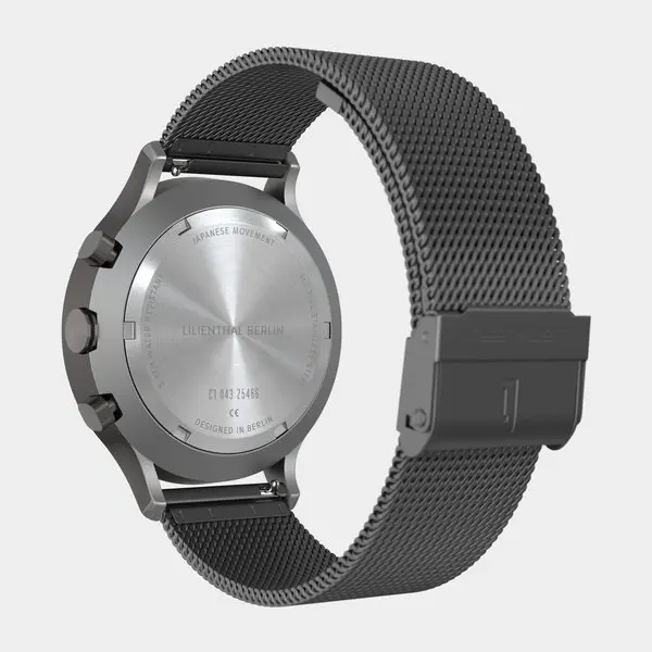Lilienthal Berlin Chronograph Stainless Steel Mesh Watch