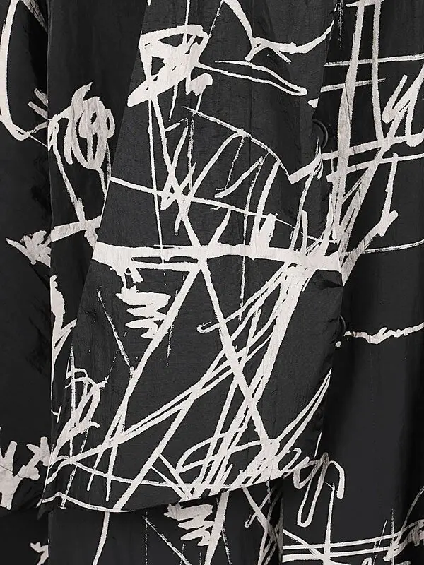 MOYURU Printed Blouson Jacket