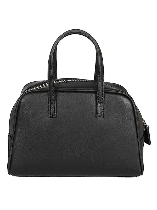 MIZUIRO Small Leather Boston Bag