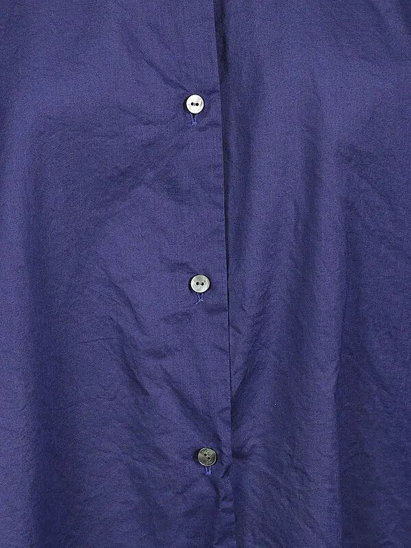 MIZUIRO Embroidered Cotton Shirt