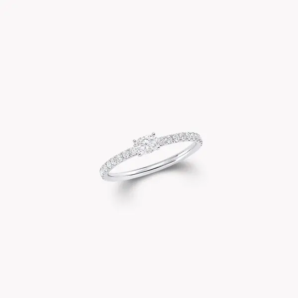Graff Foufou Oval Diamond Ring - White Gold