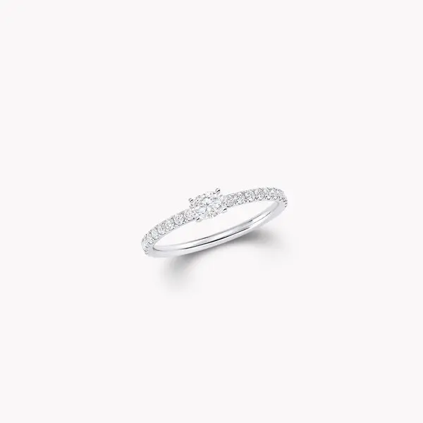Graff Foufou Oval Diamond Ring - White Gold