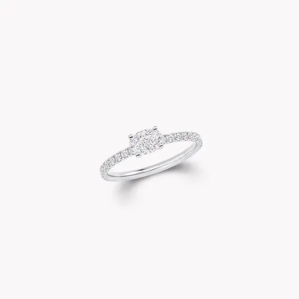 Graff Foufou Horizontal Oval Diamond Ring - White Gold