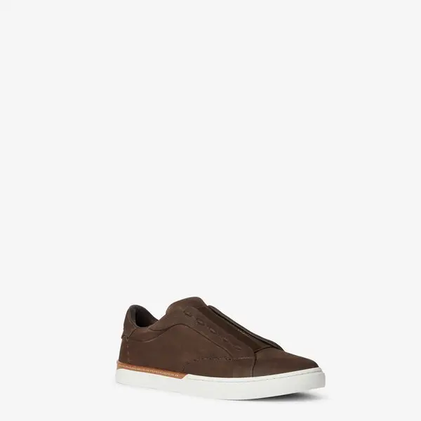 Fendi City Slip-on Nubuck Trainers