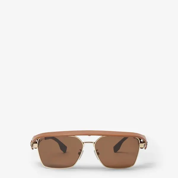 Fendi Sky Aviator Sunglasses - Gold