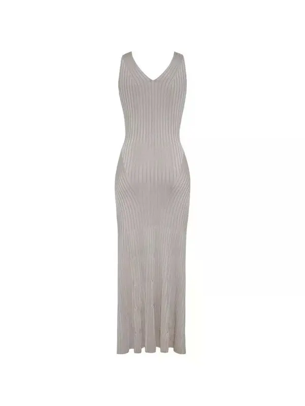 Adam Lippes Twyla Ribbed Knit Midi Dress