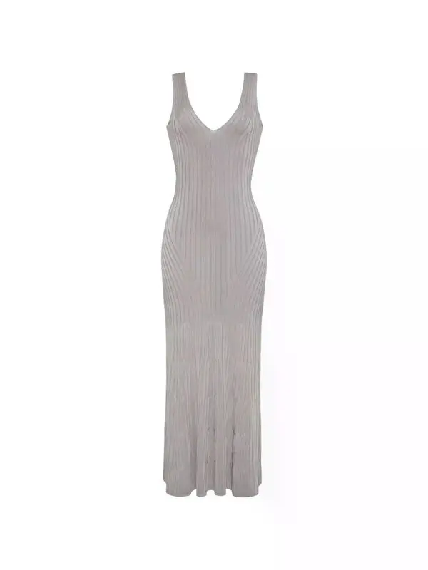 Adam Lippes Twyla Ribbed Knit Midi Dress