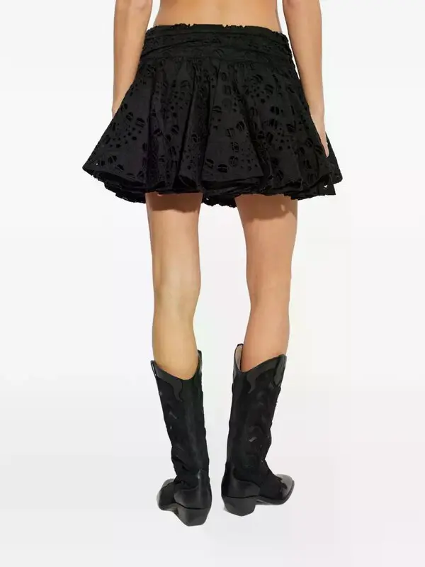 ALLSAINTS Dotty Broderie Anglaise Midi Skirt