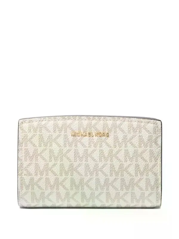 Michael Kors Medium Bryant Logo Wallet - Neutrals