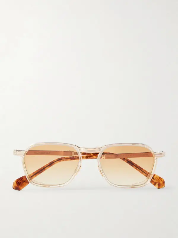 JACQUES MARIE MAGE Beckett D-frame Sunglasses - Silver