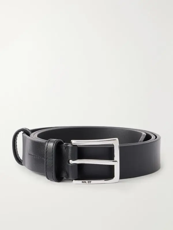 Nn07 Ever 90030 Leather Belt - Black