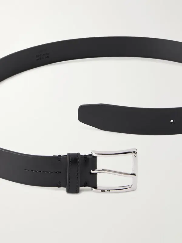 Nn07 Ever 90030 Leather Belt - Black