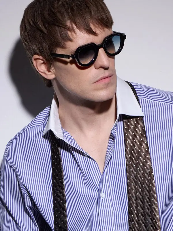 SATO Elnat Round-frame Acetate Sunglasses