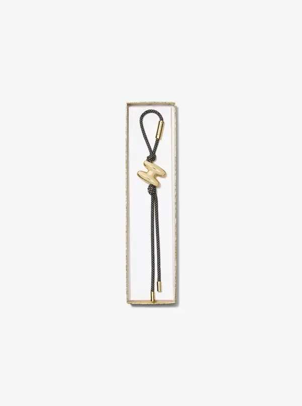 Michael Kors Initial "h" Charm With Speckled Cord