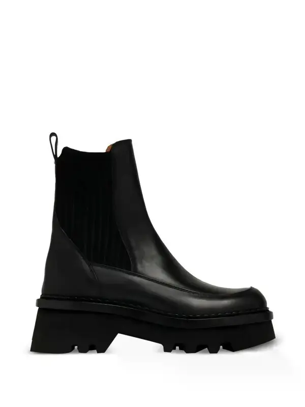 Chloé Leather Chelsea Boots