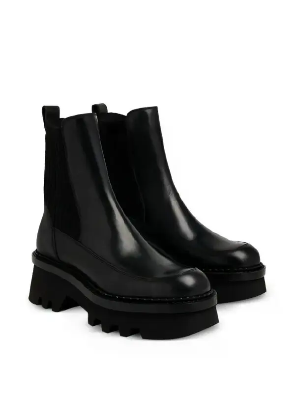 Chloé Leather Chelsea Boots