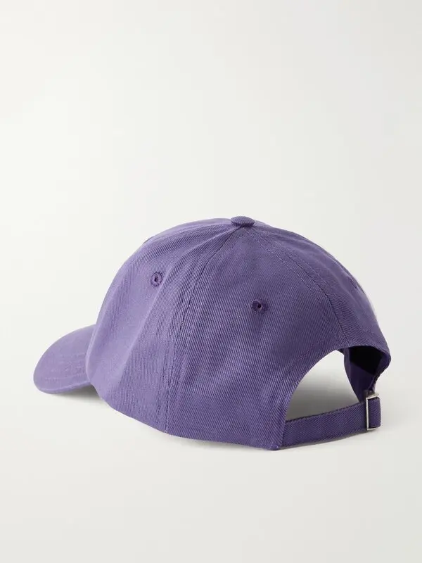 DRAKE'S Tapisserie Embroidered Cotton Twill Baseball Cap - Blue