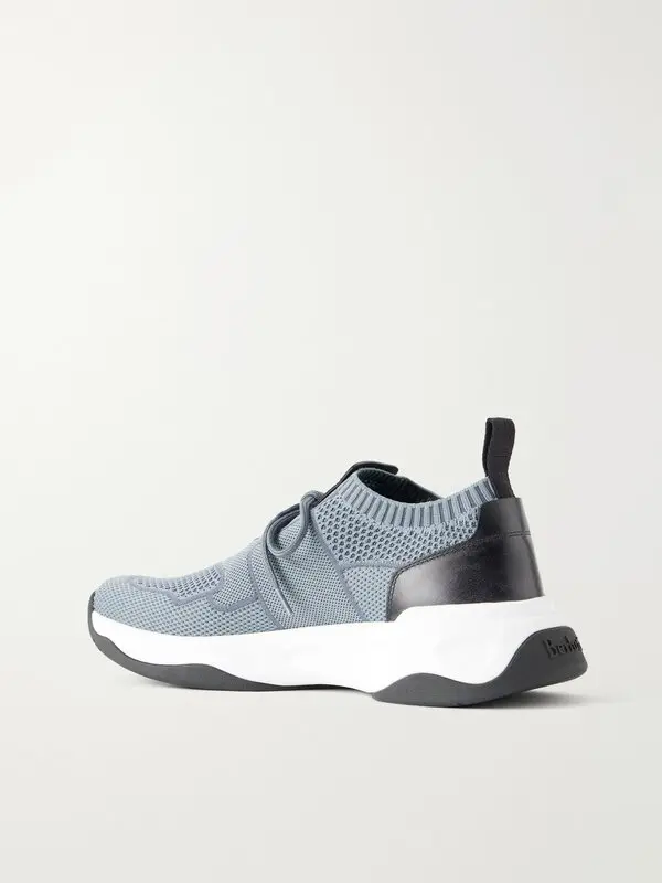 Berluti Shadow Stretch-knit Sneakers