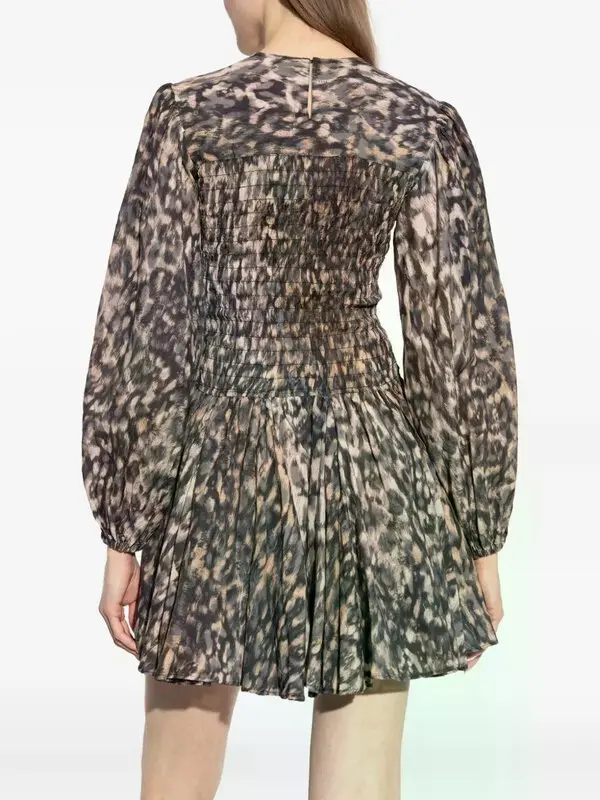ALLSAINTS Chia Smocked Mini Dress