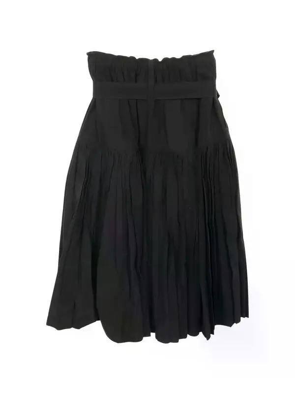 JIL SANDER Belted Pleated Skirt