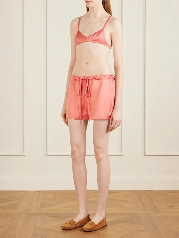 Khaite Talita Satin Bralette