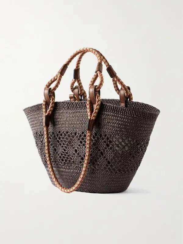 Stella McCartney Small Raffia Tote
