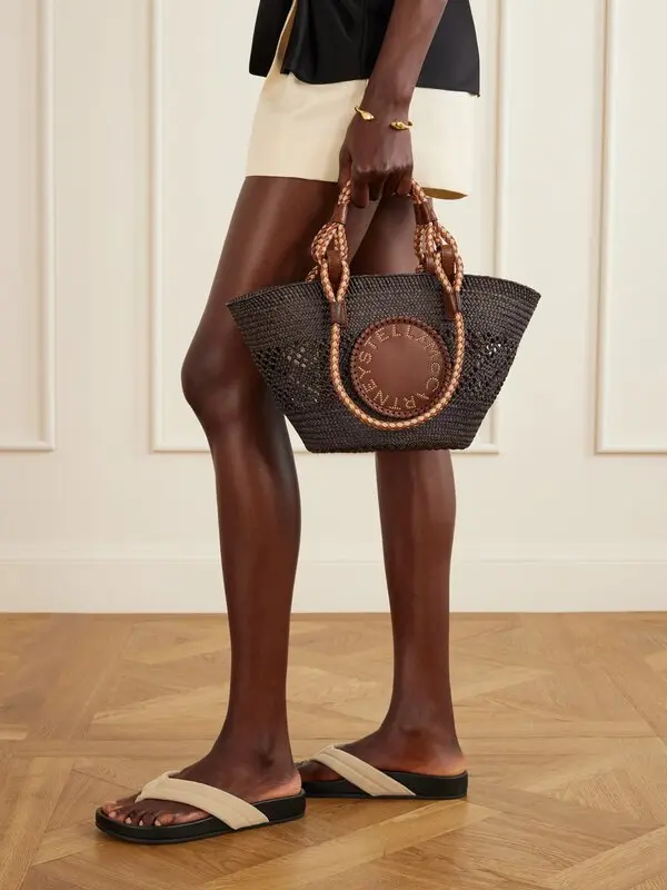 Stella McCartney Small Raffia Tote