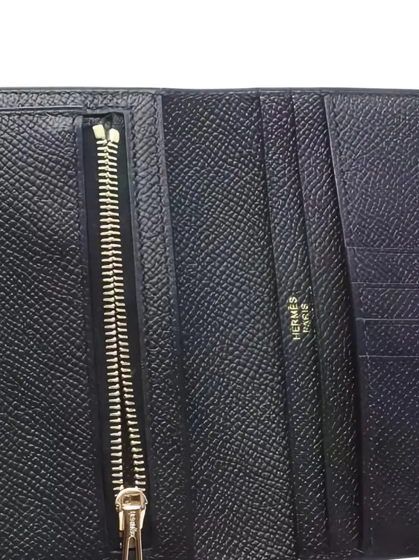 Hermès 2023 Bearn Compact Bi-fold Wallet - Black