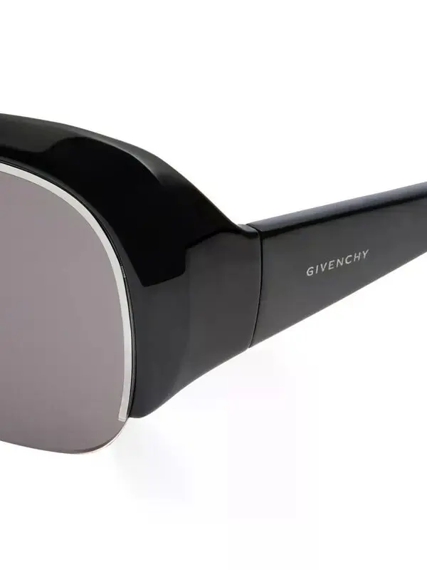 Givenchy Mirrored Goggles Sunglasses