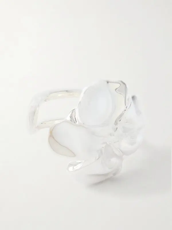 Completedworks Flower Ear Cuff - Silver